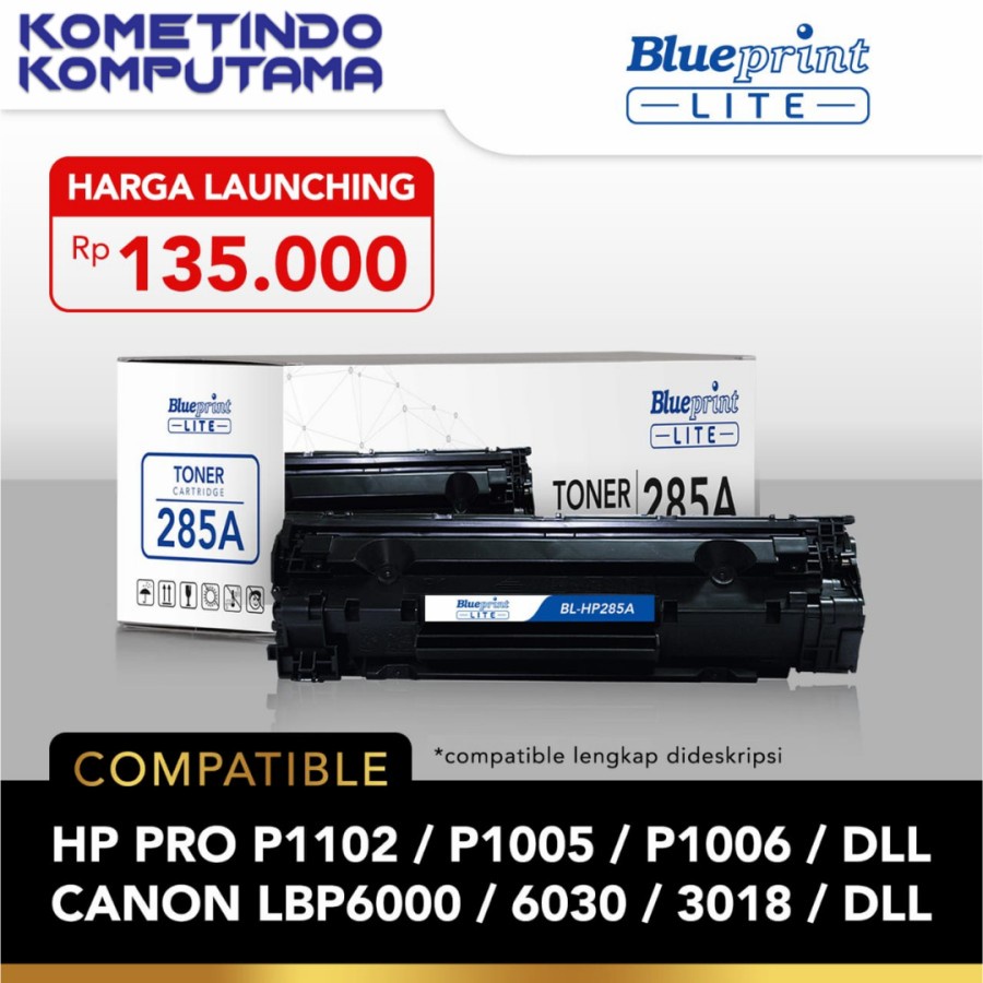 Jual BP-HP285A Toner Cartridge BLUEPRINT LITE 285A LASER CARTRIDGE ...