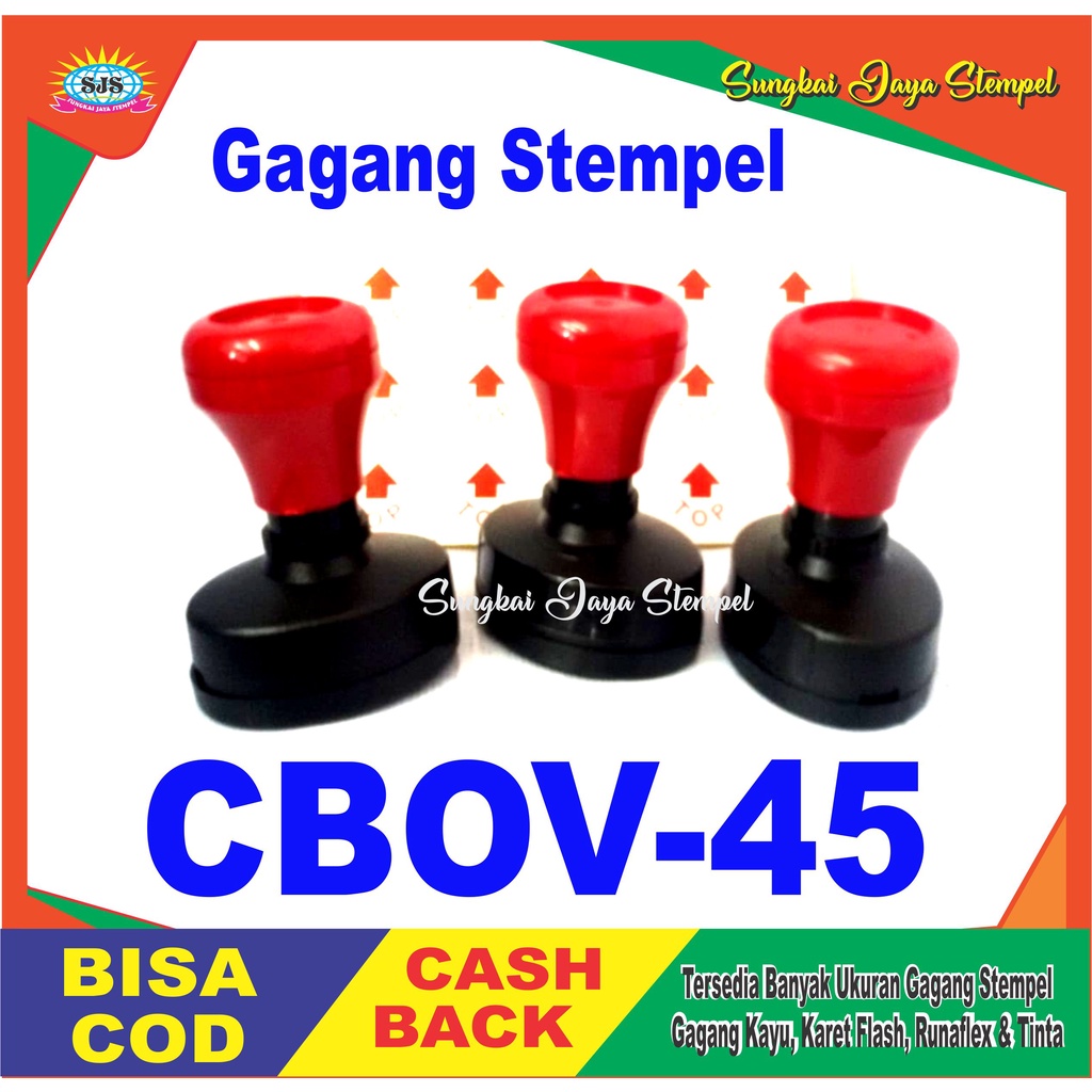 Jual Gagang Stempel oval 45 (30x43) | Shopee Indonesia