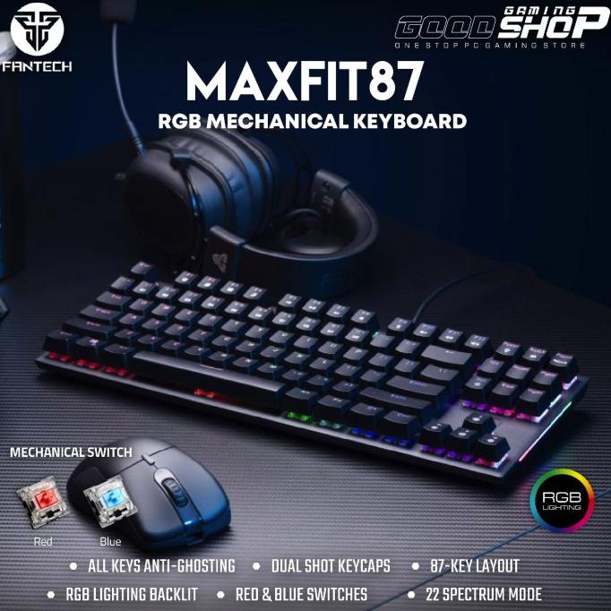 Jual Fantech Maxfit 87 Mk856 / Mk-856 Rgb Tkl - Mechanical Gaming ...