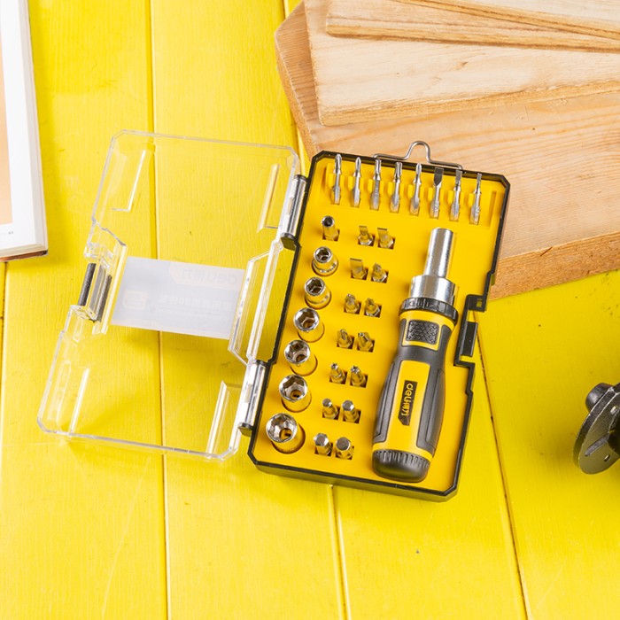 Jual Deli Precision Screwdriver Set / Obeng Presisi 30pcs/set DL1130 ...