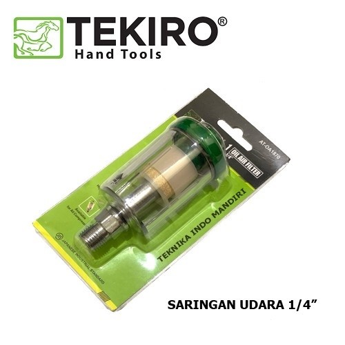 Jual TEKIRO Air Filter Separator 1/4" - Saringan Udara Kompresor Spray ...