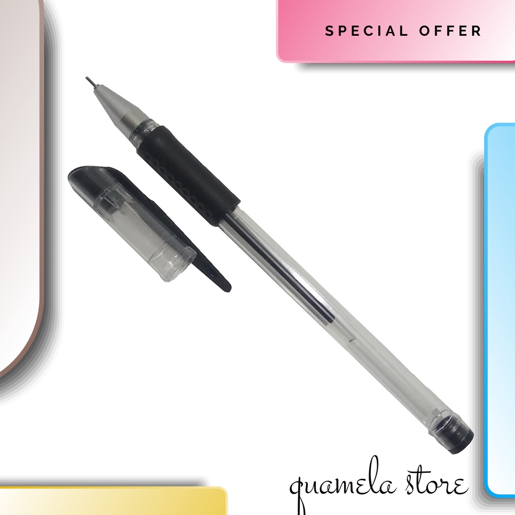 Jual Pulpen Gel Bolpen Gel Bolpoin Pulpen Tinta Hitam Pulpen Tinta Cair ...