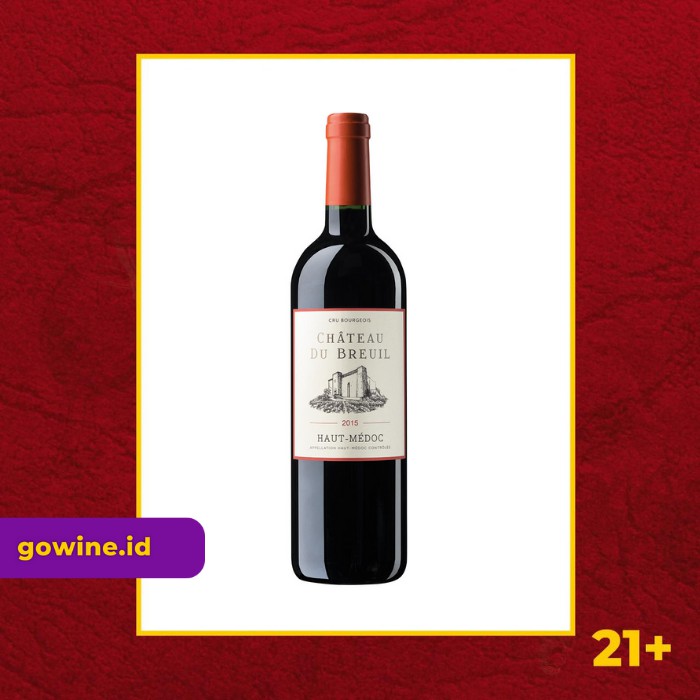 Jual Chateau De Breuil Haut Medoc Red Wine 750ml | Shopee Indonesia