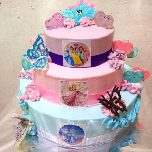 Jual KUE ULANG TAHUN 3 TINGKAT / 3 TIER CAKE | Shopee Indonesia