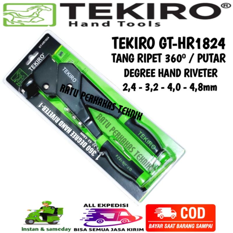 Jual Tekiro Tang Rivet Putar 360 Degree / Hand Riveter - 1 Swivel ...