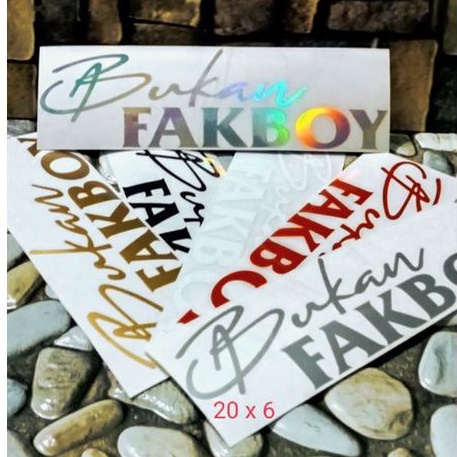 Jual STICKER BUKAN FAKBOY | Shopee Indonesia