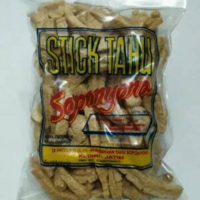 Jual STICK KRUPUK TAHU Soponyono asli kediri 1paket isi 5 pack | Shopee ...