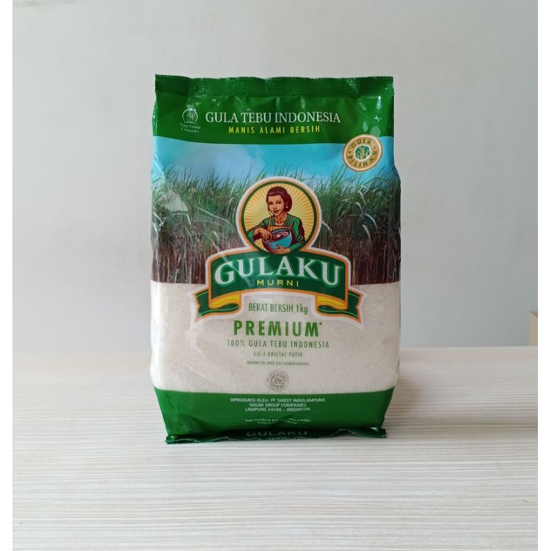 Jual GULAKU PREMIUM 1 KG 1KG - GULA PASIR PUTIH GULAKU 1 KG - GULA KU ...
