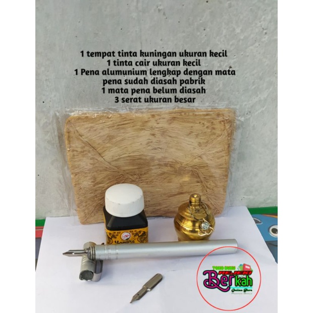 Jual satu set paket hemat peralatan menulis lengkap Pena kayu pena ...
