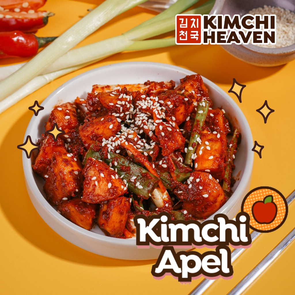 Jual Kimchi Sample Size 150g/200g/ 250g Sawi Lobak Timun Daun Bawang ...