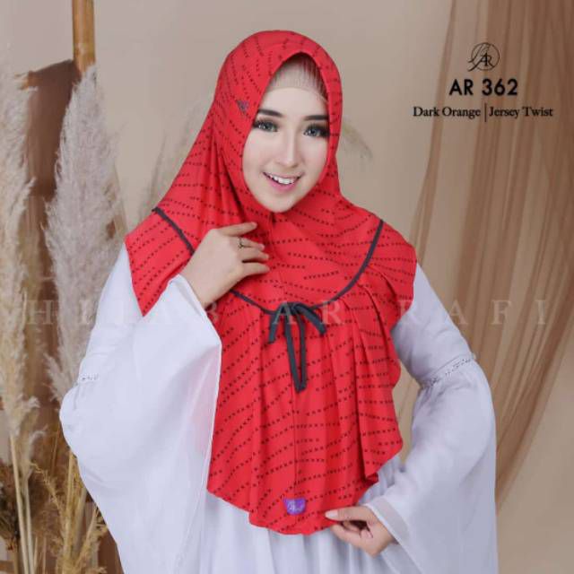 Jual Hijab bergo motif arrafi AR 362 | Shopee Indonesia