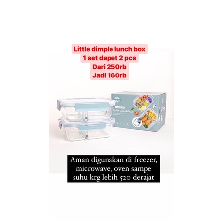 Jual little dimple lunch box | Shopee Indonesia