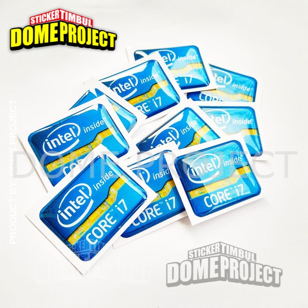 Jual Stiker Timbul EMBLEM INTEL CORE I7 STIKER RESIN TIMBUL LENTUR ...