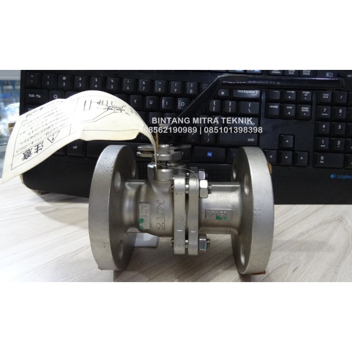 Jual BALL VALVE KITZ STAINLESS STEEL UTB FLANGE JIS 10K 3/4" | Shopee Indonesia