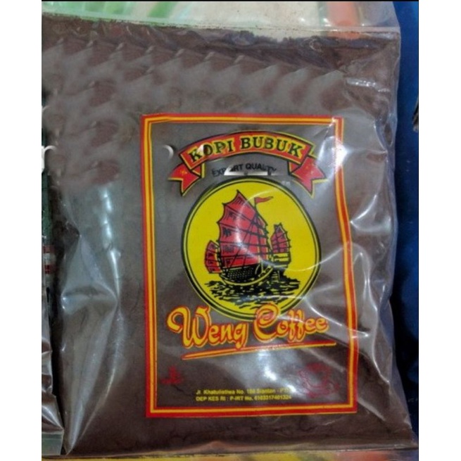 Jual Kopi Bubuk Weng Coffee Legendaris Siantan - Pontianak 1kg | Shopee ...