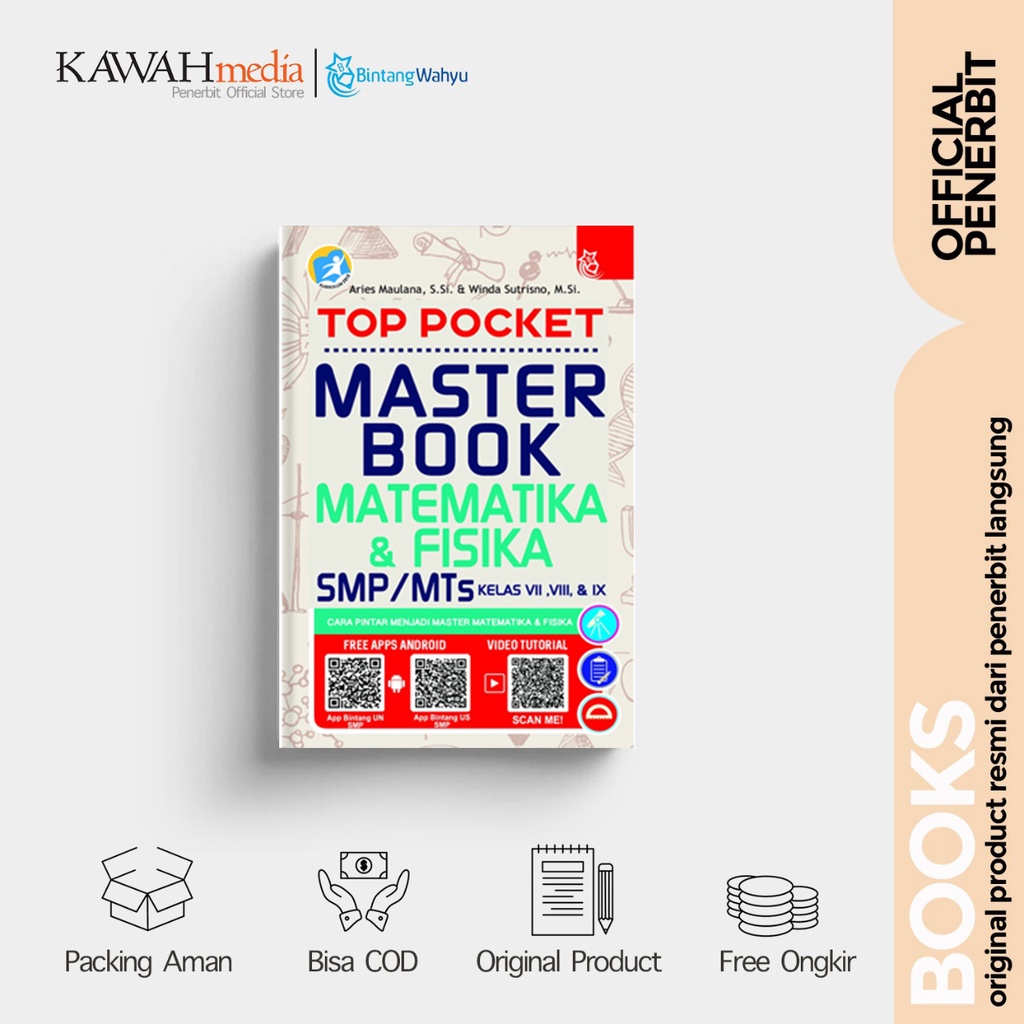 Jual Buku Penunjang Pelajaran - Top Pocket Master Book Matematika ...