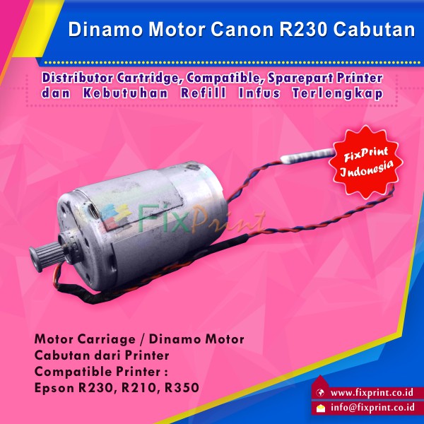 Jual Dinamo Motor Printer Epson R230 12 24 Volt 12V 24V Jumbo Besar ...