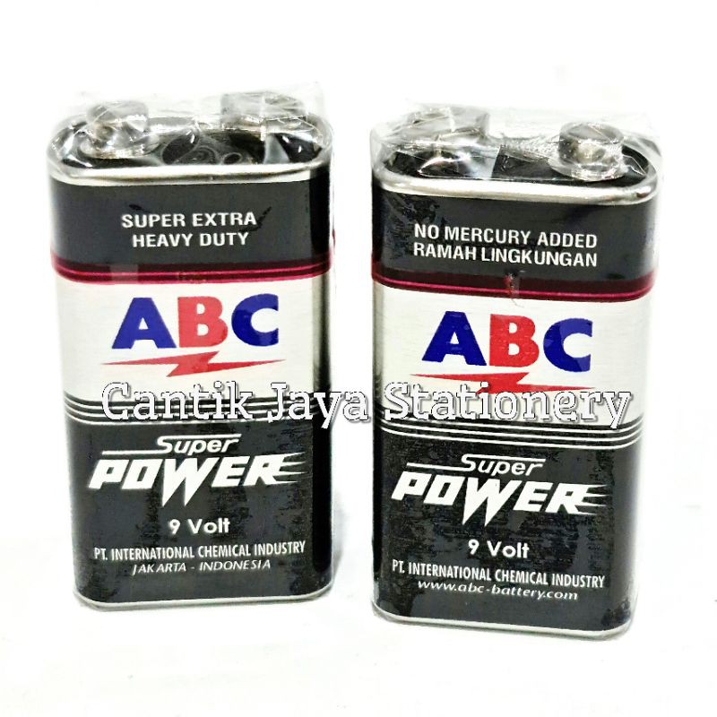 Jual Baterai Battery Kotak ABC 9v | Shopee Indonesia