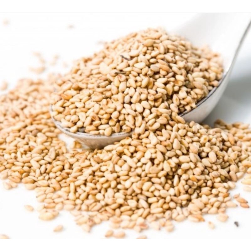 Jual Wijen Sangrai 100 gram Wijen Wijen Sangrai Wijen putih Biji wijen ...