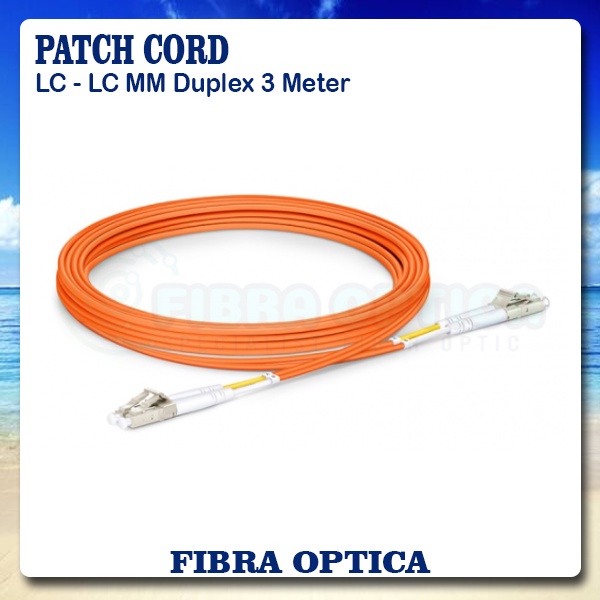 Jual Patch Cord LC-LC MM 3m | Fiber Optic LC-LC Multimode Duplex 3 ...