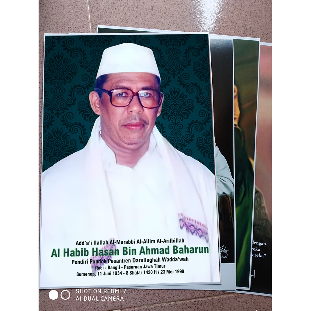 Jual POSTER habib hasan baharun BAHAN LUSTER UV AWET ANTI GORES EFEK ...