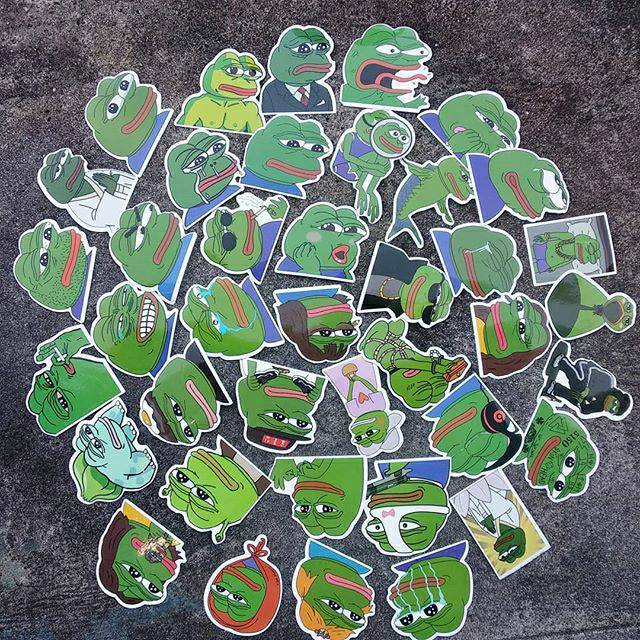 Jual Sticker PEPE THE FROG (kode 045) | Shopee Indonesia