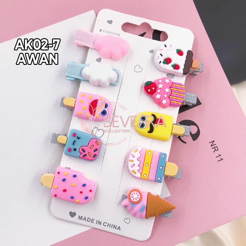 Jual 1 SET Jepit Rambut ANAK/JEPIT RAMBUT KARAKTER/HAIRPIN PRINCESS ...