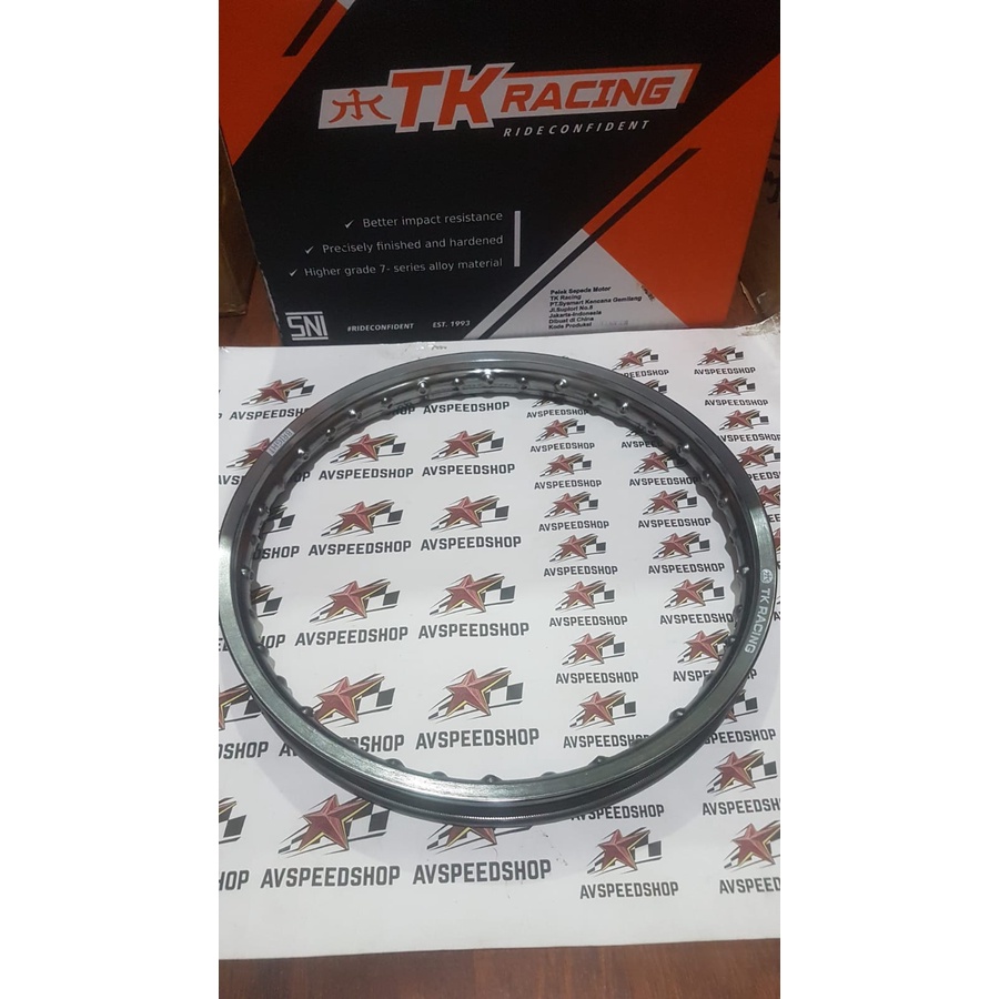 Jual VELG TK RACING TITANIUM 140 X 17 BRIGHT 36 H | Shopee Indonesia