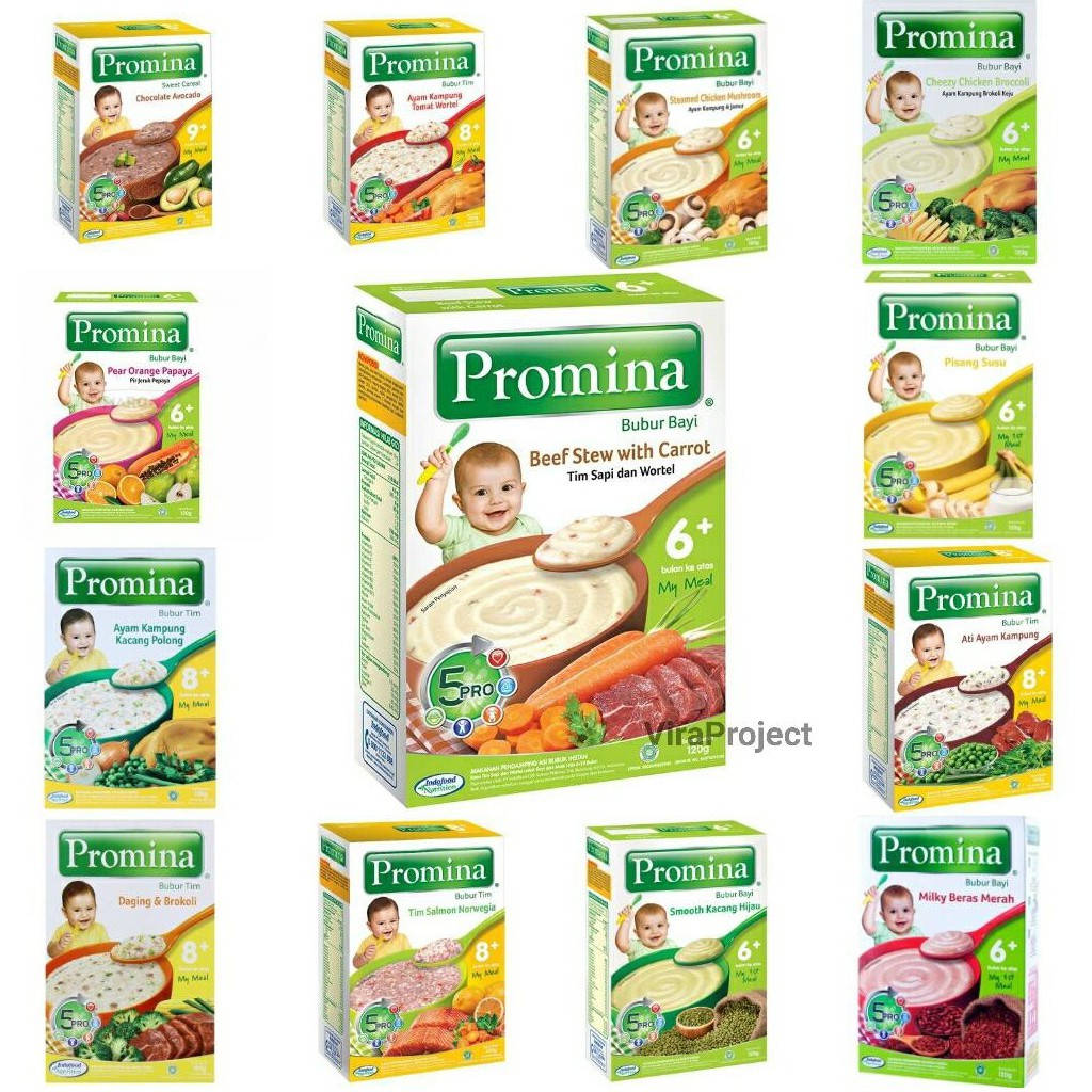 Jual Promina Bubur Bayi 6+, Bubur Tim 8+, dan Sup Mi 1+ All Variant ...