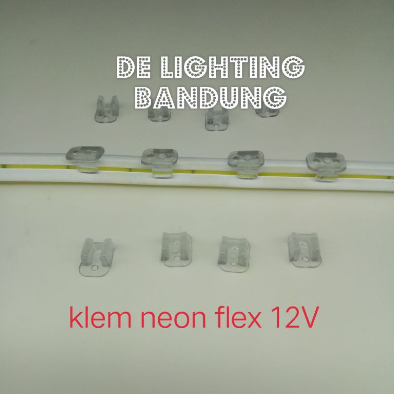 Jual Klem Neon Flex Led Braket neon flex 12V | Shopee Indonesia