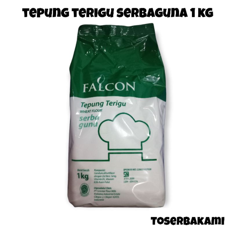 Jual Tepung Terigu Serbaguna Falcon 1kg | Shopee Indonesia