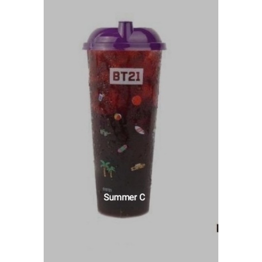 Jual Open Jastip Tumbler BT21 Edisi Chatime/Botol Minum BT21/Tumbler ...