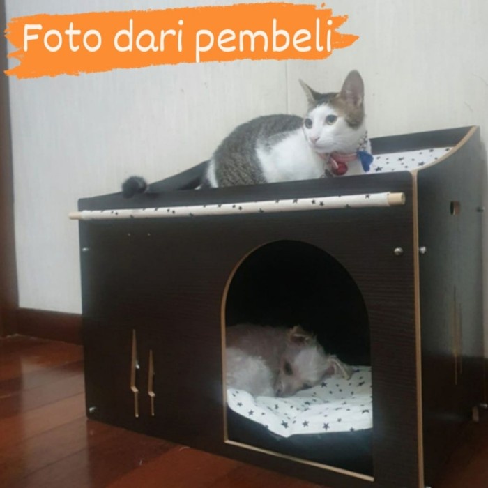 Jual HEWAN-TIDUR-TEMPAT- CAT HOUSE - RUMAH KUCING PREMIUM, ELEGAN DAN ...