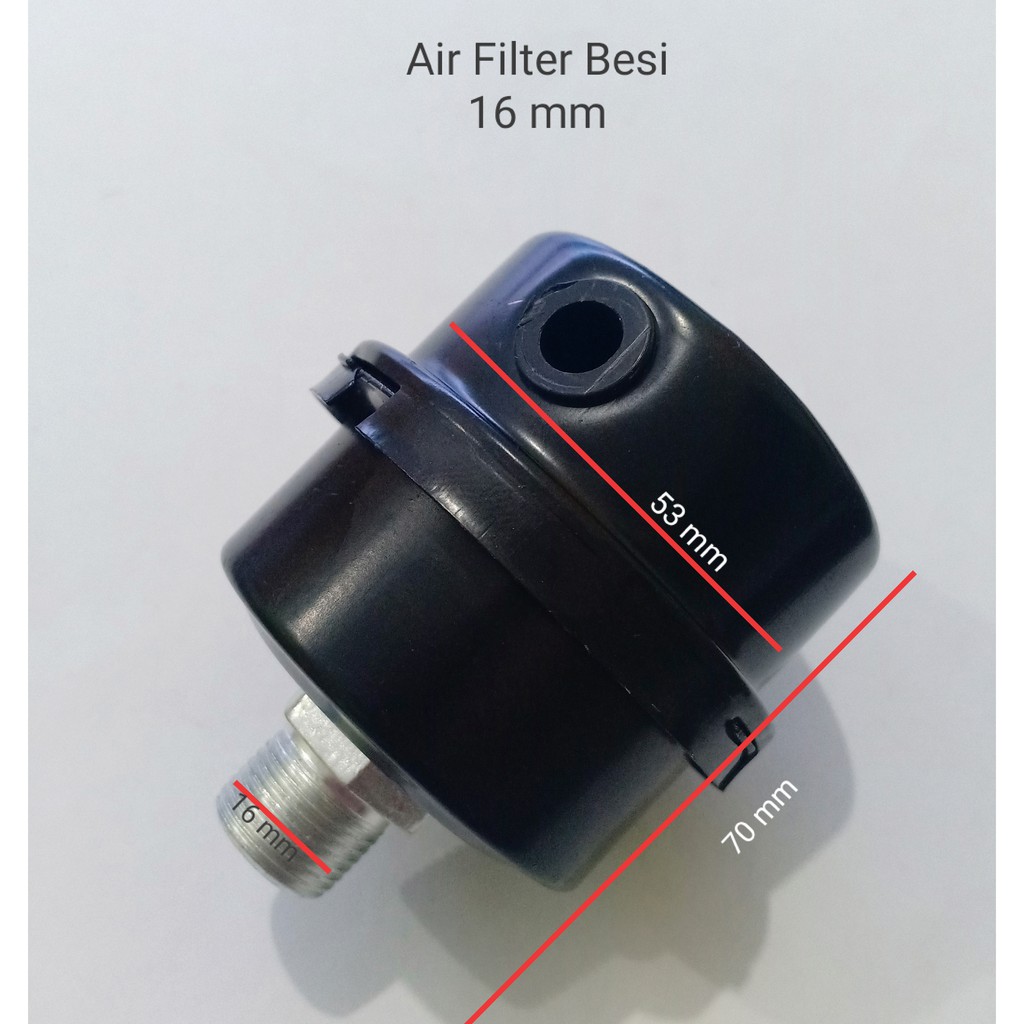 Jual Air Filter Besi 16mm | Shopee Indonesia