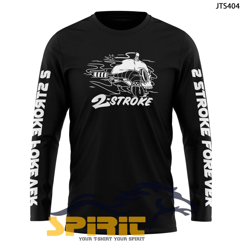 Jual baju motor rider 2 stroke forever lengan panjang pengendara pria ...