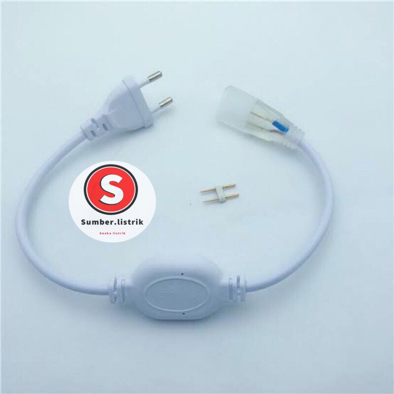 Jual Socket Adaptor 5050 Lampu Led 220v/Kabel Colokan lampu LED Selang ...