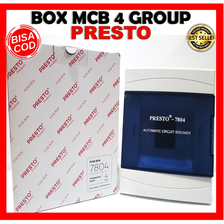 Jual Box Mcb Presto 4 Group Kotak Mcb Bok Fuse Box | Shopee Indonesia