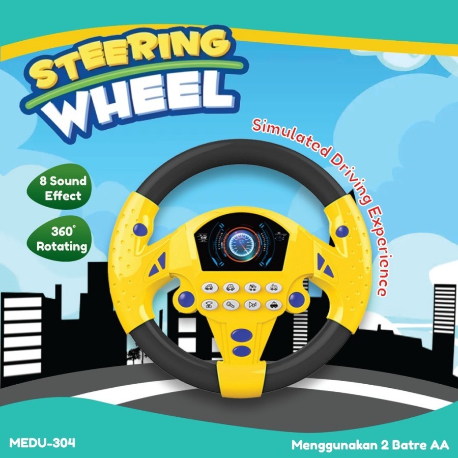 Jual Mainan Edukasi Anak Setir Setiran Mobil - Steering Wheel - Mainan ...