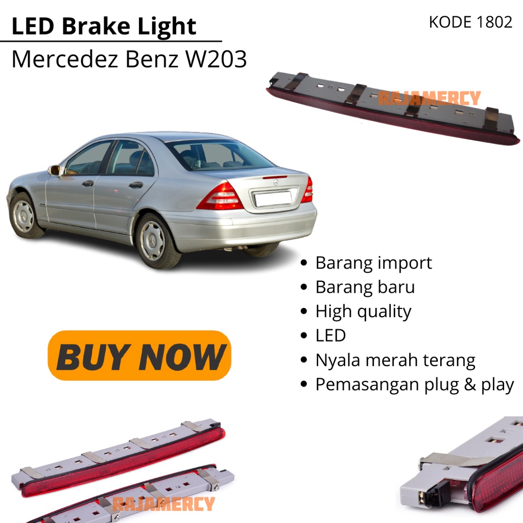Jual Led Brake light Mercedes Benz C Class W203 (00-07) | Shopee Indonesia