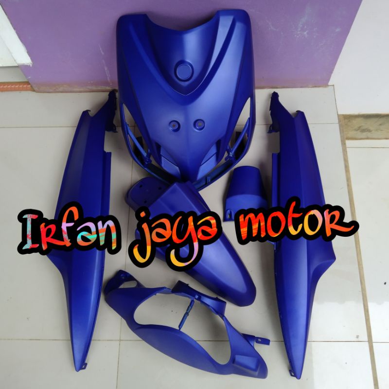 Jual Cover body full halus Yamaha Mio Smile biru tua | Shopee Indonesia