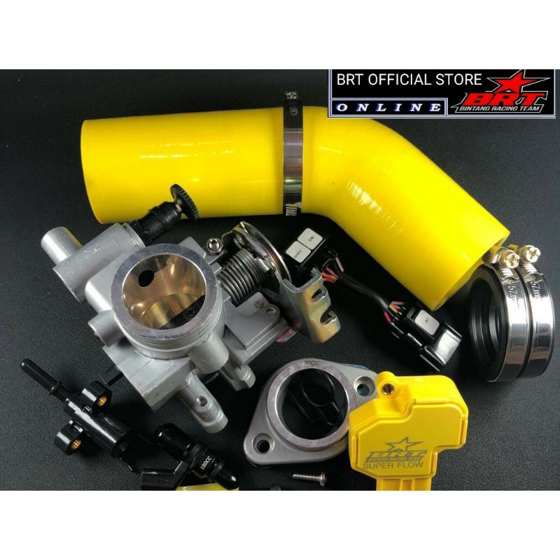 Jual THROTTLE BODY BRT CRF 150 SUPER FLOW MEDIUM SINGLE INJECTOR CRF ...