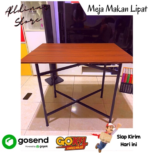 Jual Meja Lipat Ukuran 120x60 Meja Makan Lipat Meja Cafe Meja Resto Stand Bazar | Shopee Indonesia