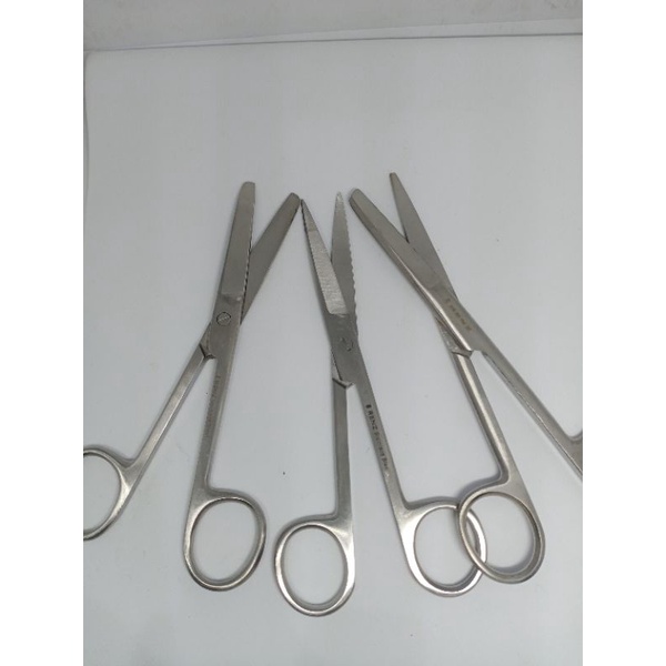 Jual Gunting Lurus Tajam tajam 14cm/Gunting lurus Tajam Tumpul 14cm ...