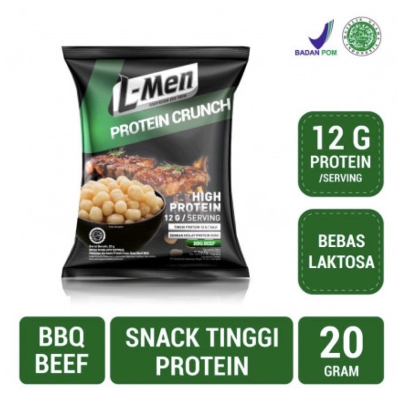 Jual L-men Protein crunch | Shopee Indonesia