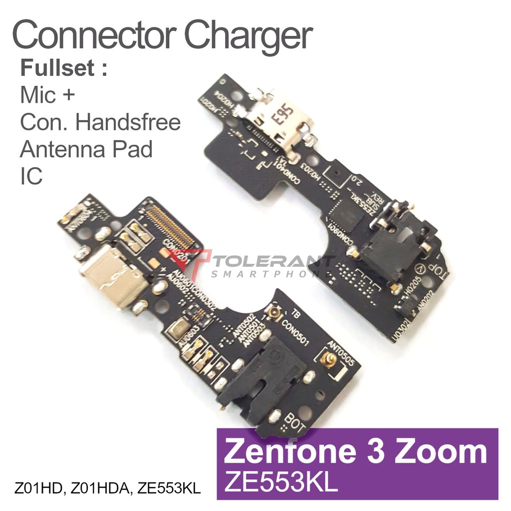 Jual PCB USB PORT BOARD ASUS ZENFONE 3 ZOOM 5.5 ZE553KL Z01HD Z01HDA ...