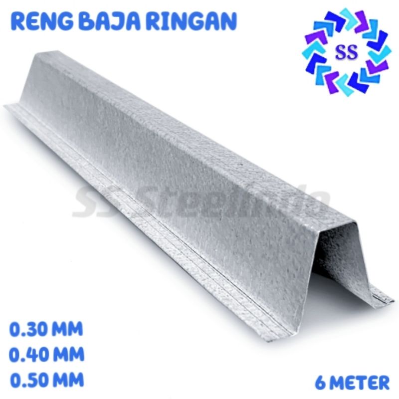 Jual BAJA RINGAN TRUSS RENG 0,35MM-0,40MM-0,50MM PANJANG 6 METER ...