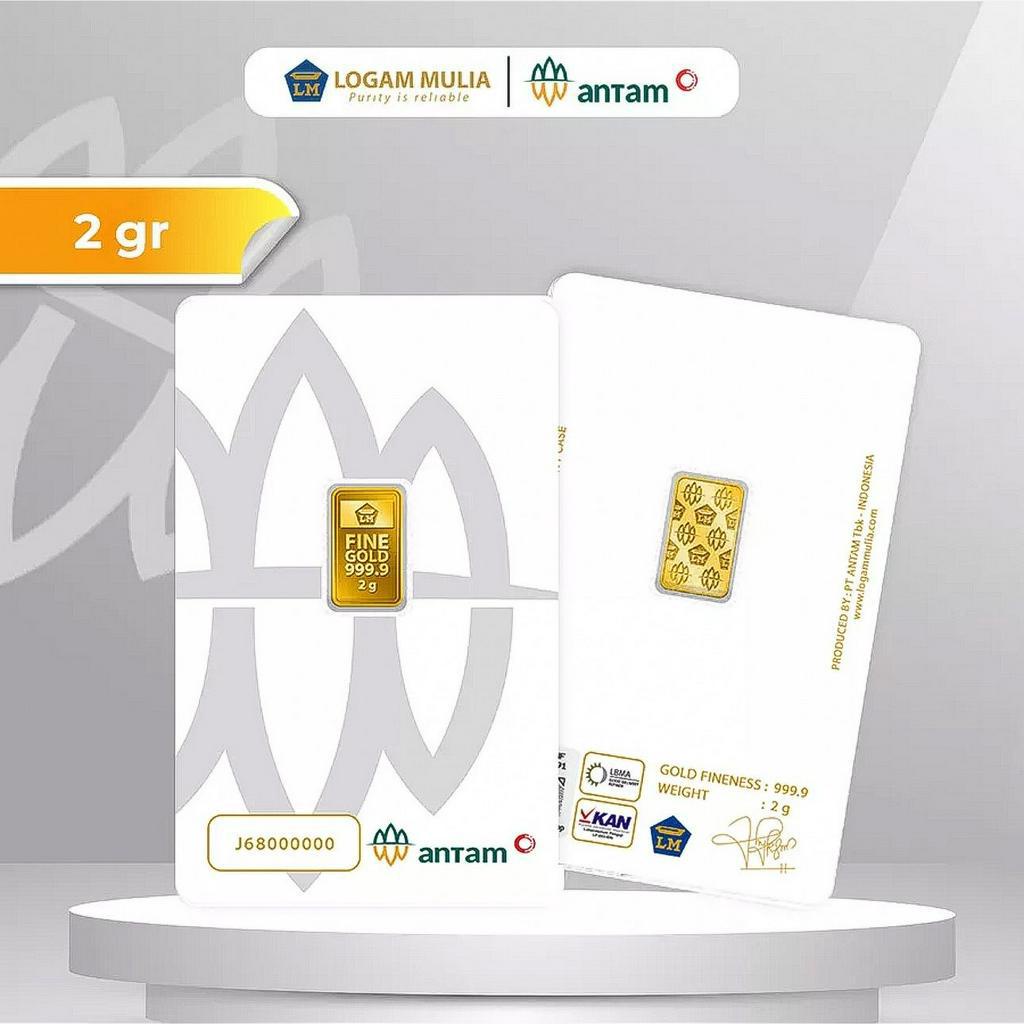 Jual Emas baby gold logam mulia ANTM Antaamm anting anak 99 0.5 1 2 3 ...