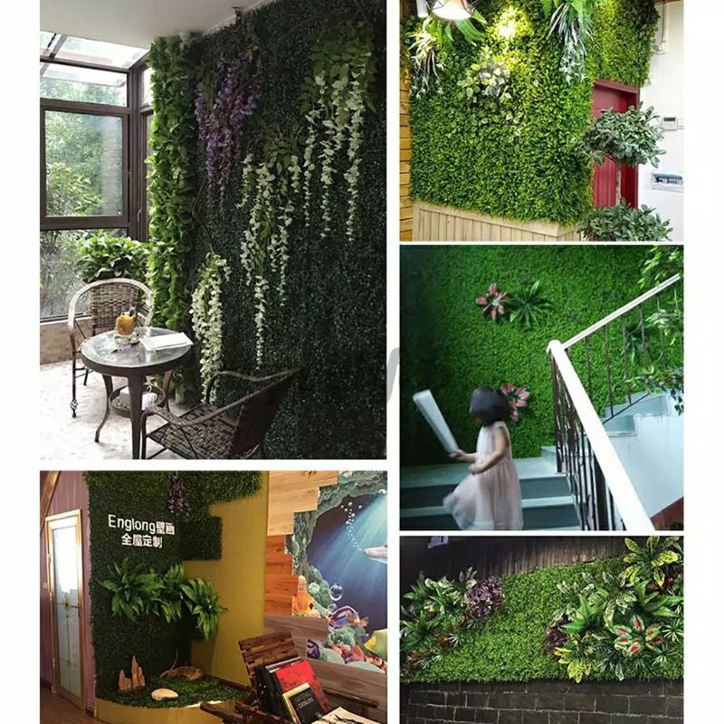 Jual rumput dinding daun dinding hiasan dinding hiasan cafe daun hias ...
