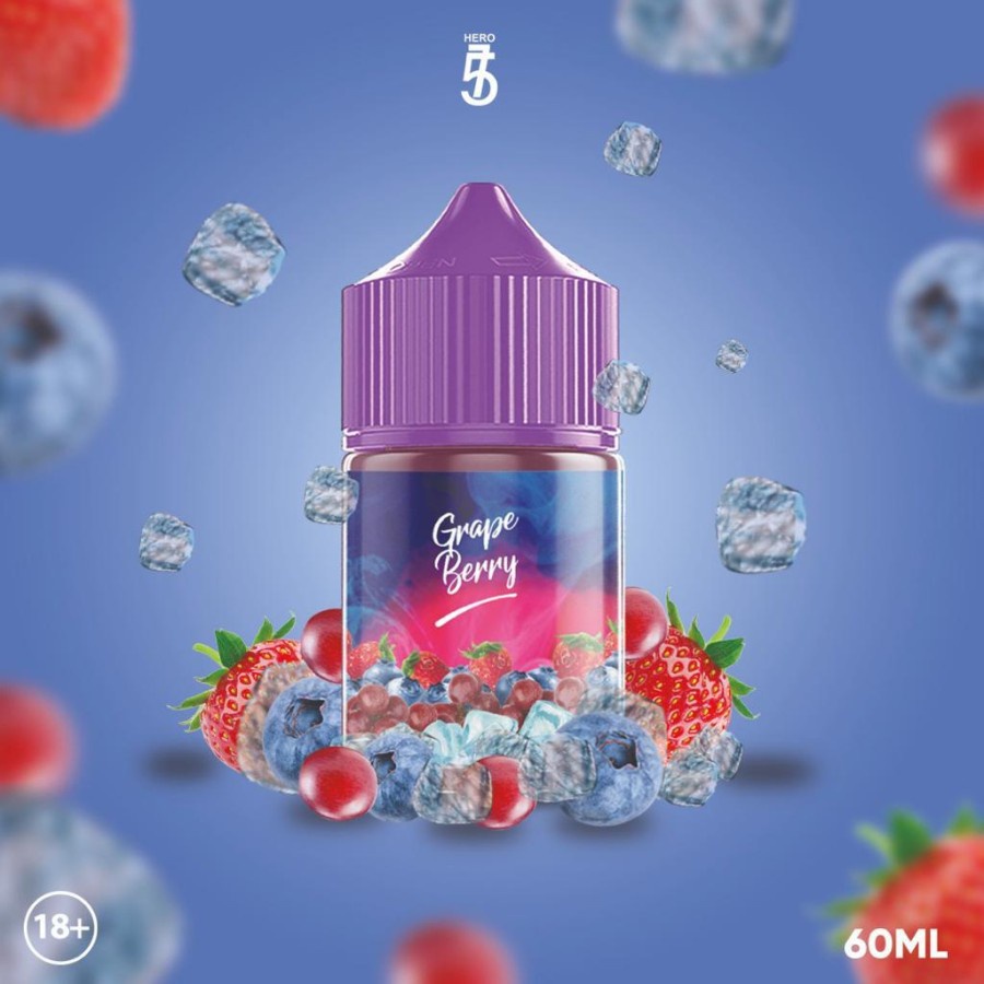 Jual LIQUID 60ML GRAPE BERRY RASA ANGGUR ENAK | Shopee Indonesia