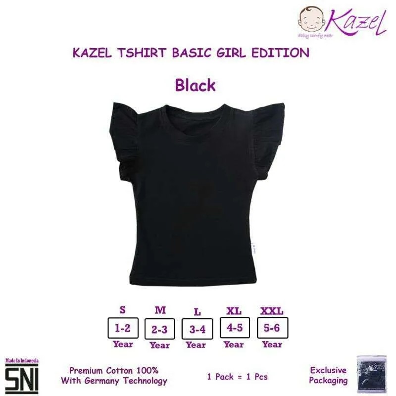 Jual Kazel Tshirt Basic Girl | Shopee Indonesia